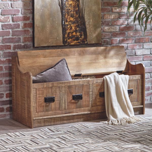 GARRETTVILLE STORAGE BENCH | Adcock Furniture & Design