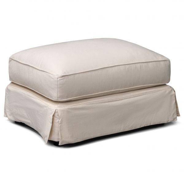 LILY NATURAL OTTOMAN | Adcock Furniture & Design