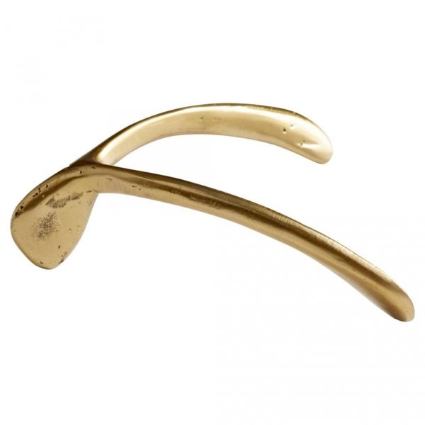 AGED BRASS WISHBONE TOKEN | Adcock Furniture & Design